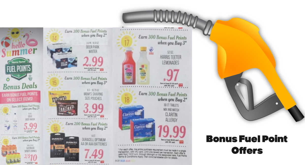 Harris Teeter Bonus Fuel Point Offers Up To 2000 Points The Harris Harris Teeter Bonus Fuel Point Offers Up To 2000 Points The Harris