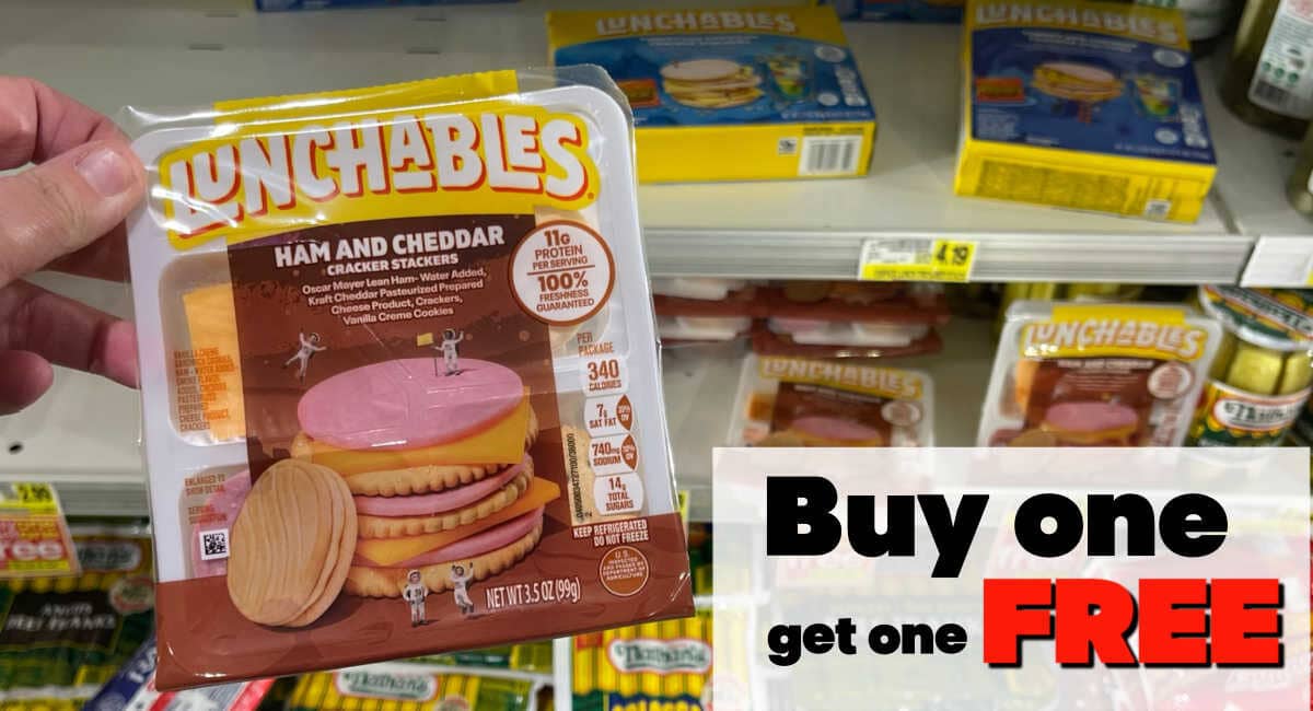 Basic Lunchables Buy one get one FREE + Rebate! - The Harris Teeter Deals
