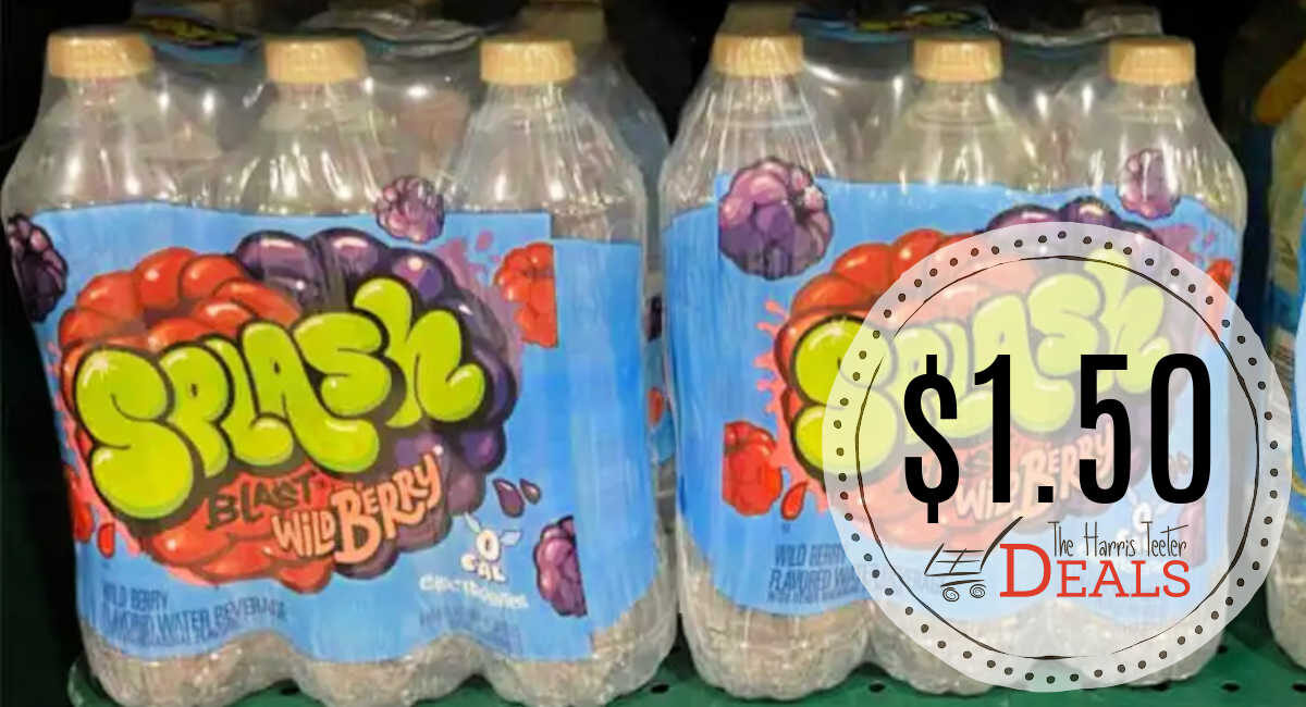 Nestle Splash Water $1.50 at Harris Teeter! - The Harris Teeter Deals