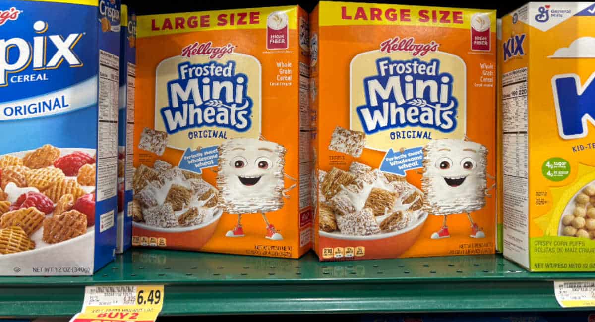 Kellogg's Frosted Mini Wheats as low as $1.60 a box! - The Harris ...