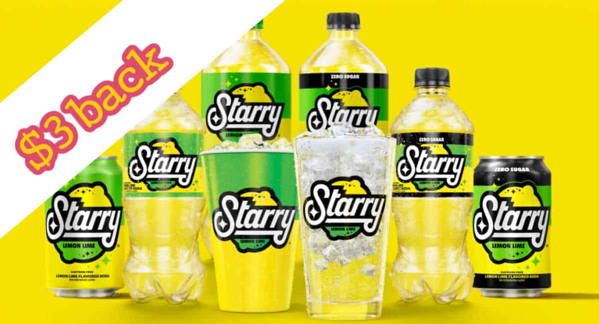 $3 Cash Back with Starry Purchase! - The Harris Teeter Deals